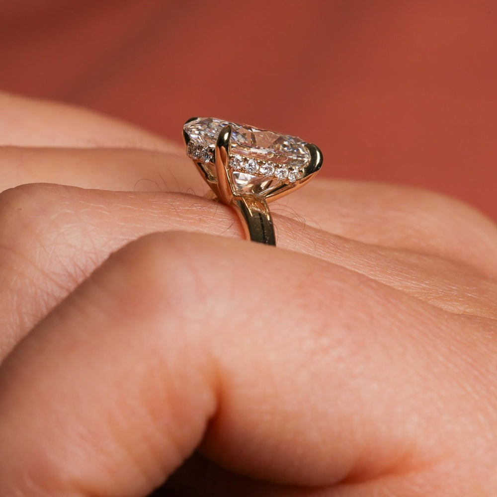 Low Profile Engagement Rings - Magdalene Pivoine Jewelry